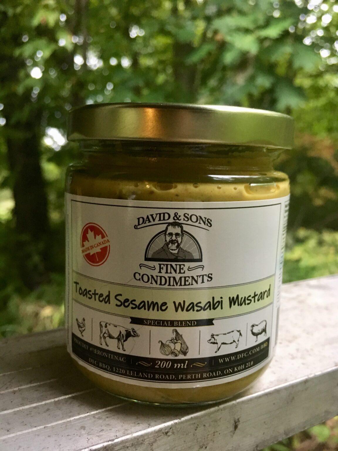 Toasted Sesame Wasabi Mustard – 200ml – Shop DFC BBQ